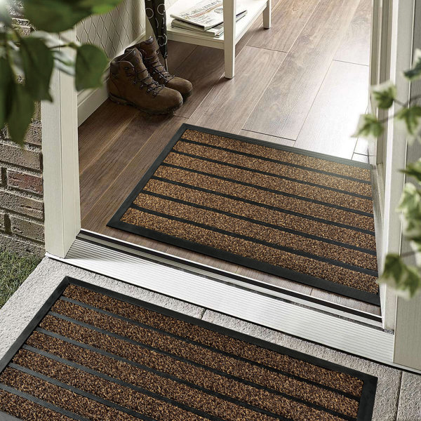 Latitude Run® Tapis d'entrée antidérapant pour l'intérieur et l'extérieur 30 po x 18 po Junming ...
